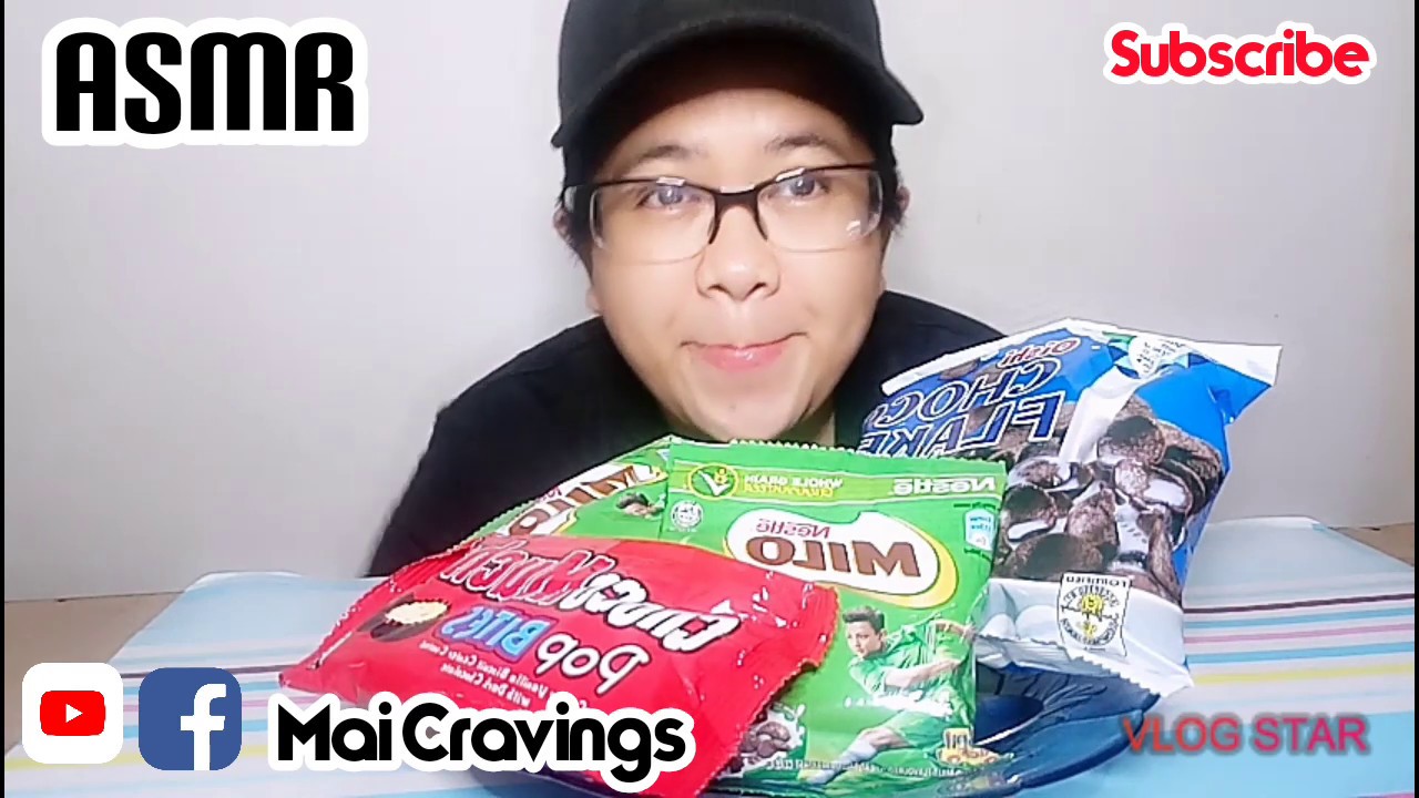 ASMR / Milo and Crunchy Cereals with Fresh Milk/Mukbang/ Mai Cravings ...