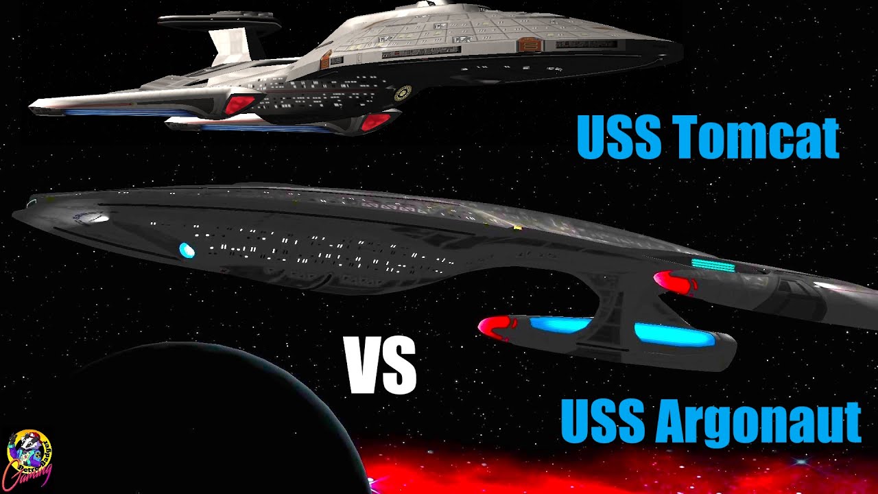 USS Argonaught VS USS Tomcat - Both Ways - Star Trek Starship Battles ...