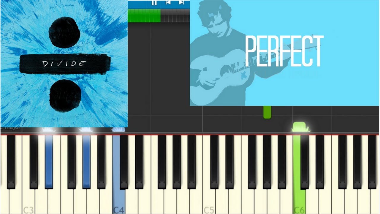Perfect - Ed Sheeran (Divide) Piano Cover / Tutorial (Synthesia) - YouTube