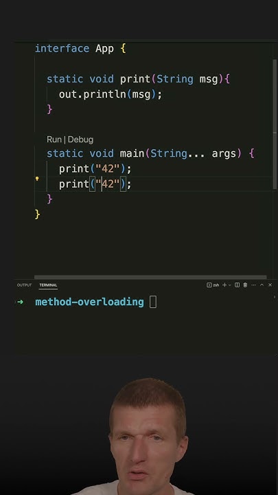 How to Overload Methods in Java #java #shorts - YouTube