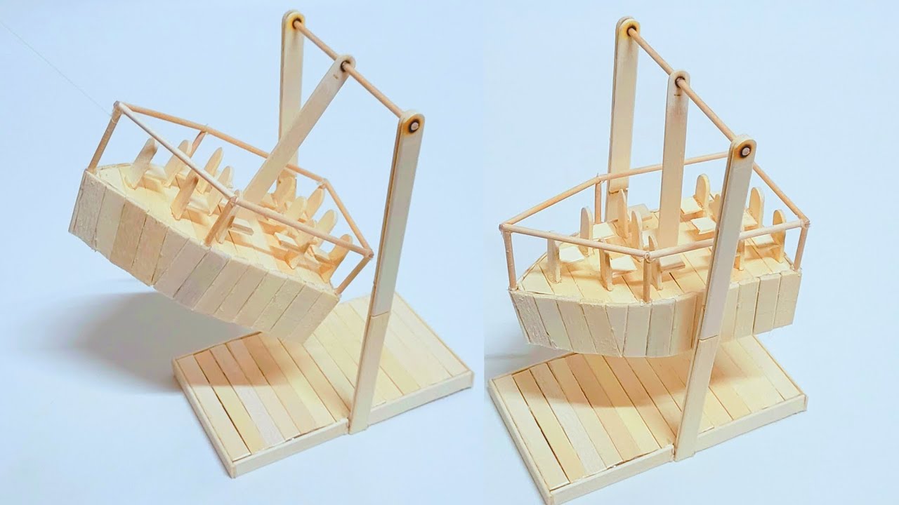 How To Make A Mini Pirate Ship Amusement Park With Popsicle Sticks how-to-make-a-mini-pirate-ship-amusement-park-with-popsicle-sticks