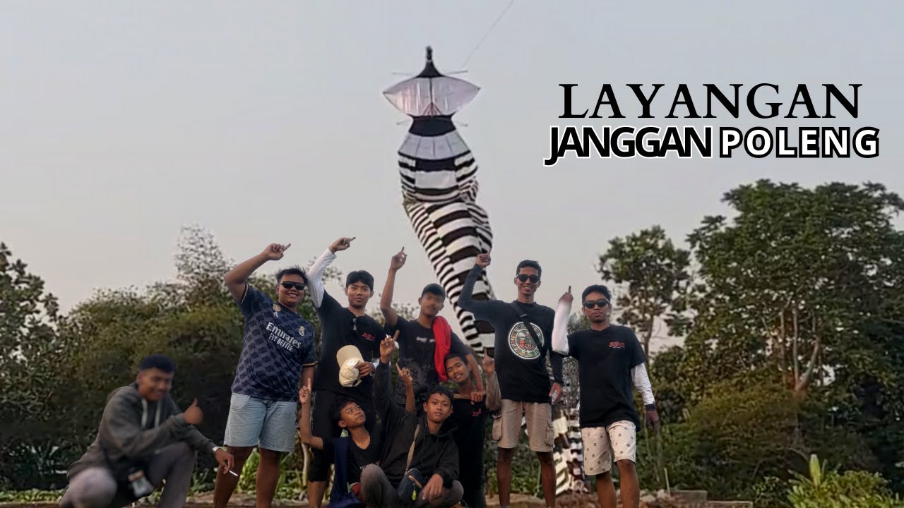 Layangan Janggan Poleng 60 Meter Di Festival Layang-Layang Boyolali ...
