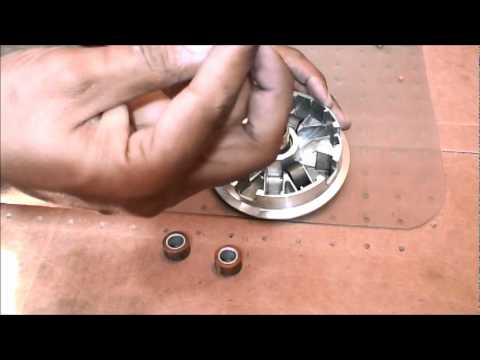 TST variator How to. CVT, scooter Zuma 125 Bws 125 - YouTube