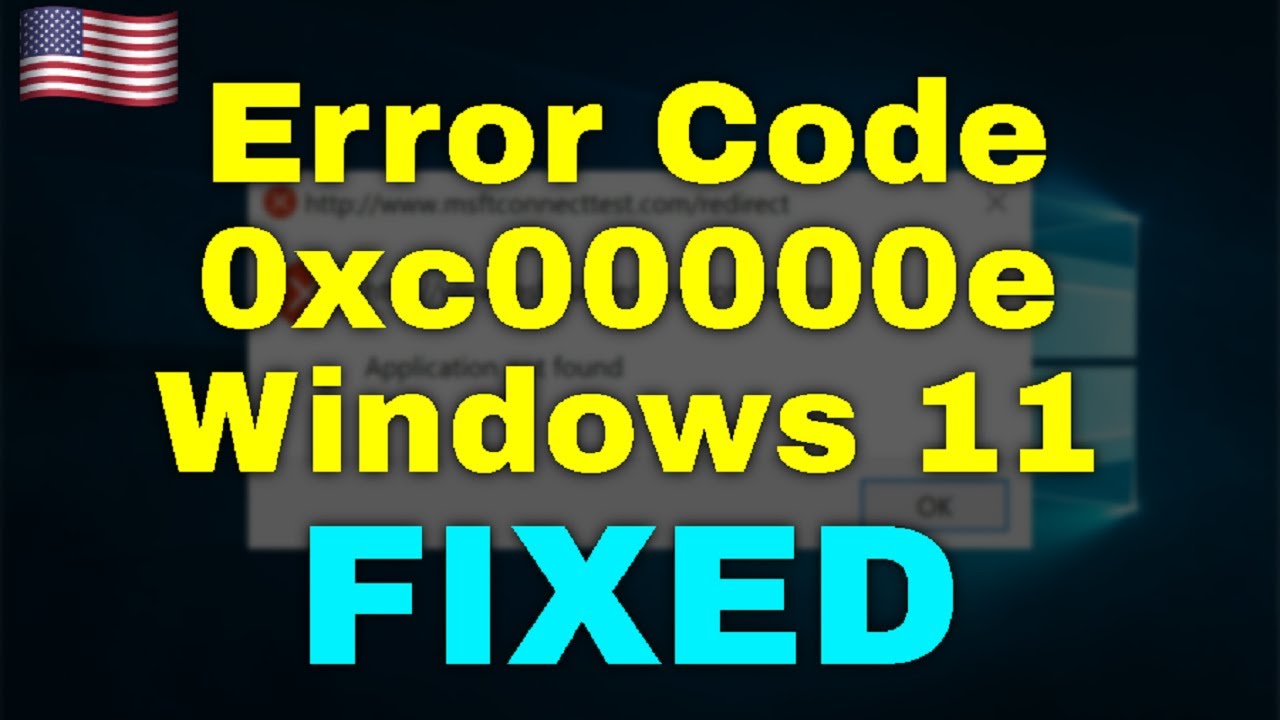 How To Fix Error Code 0xc00000e Windows 11 YouTube How To Fix Error Code 0xc00000e Windows 11 YouTube