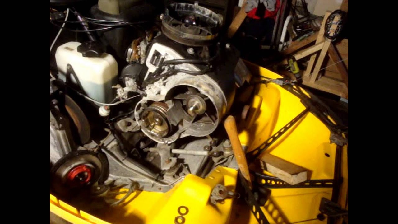 Snowmobile Cooling Fan Belt Replacement (Ski-Doo) - YouTube
