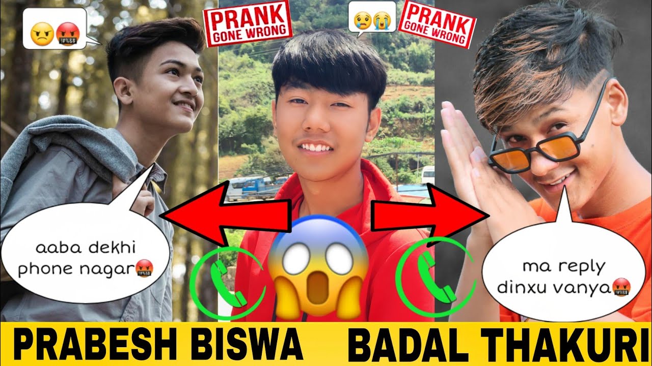 Badal Thakuri And Prabesh Biswa Got Pranked😱|Prank Gone Seroius😠 - YouTube