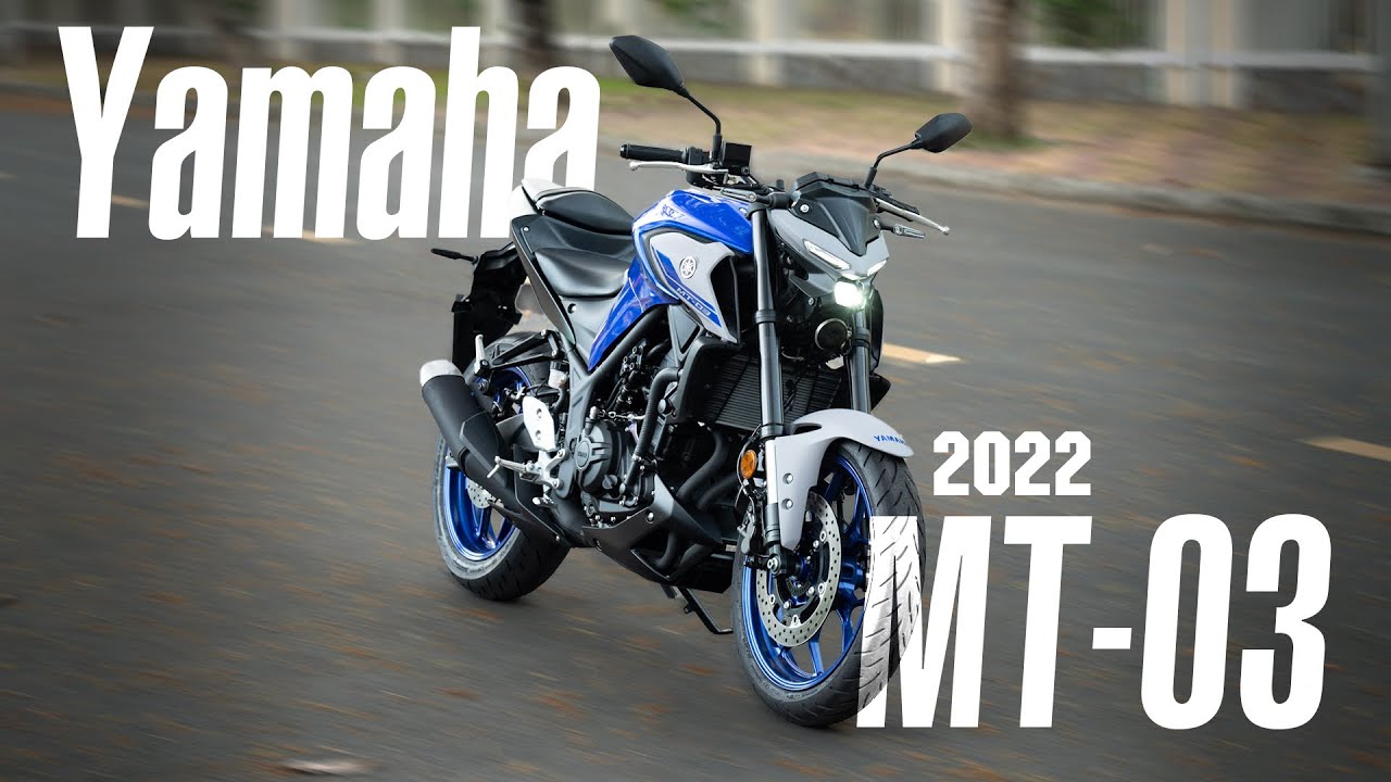 Trên tay Yamaha MT-03 2022: ngoại hình bắt mắt, phuộc USD, ABS 2 kênh, giá 129 triệu - YouTube