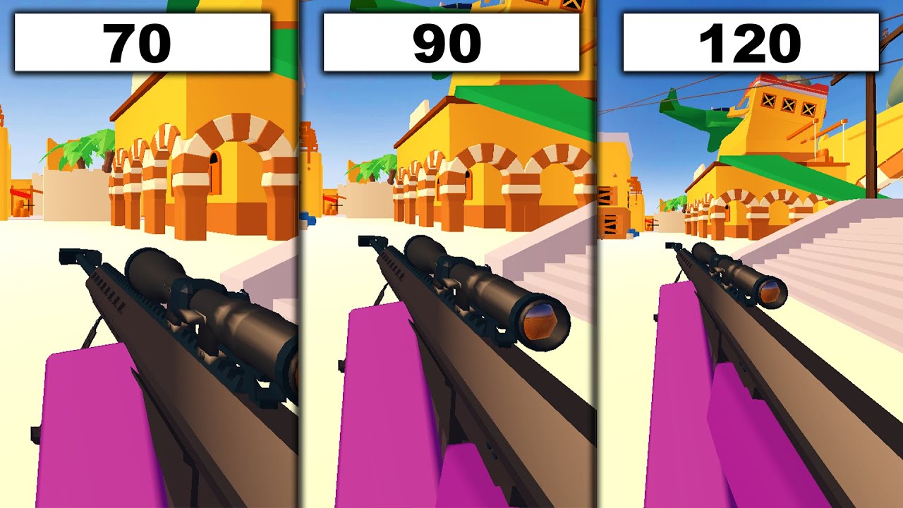 winning with EVERY FOV.. (Roblox Arsenal) - YouTube