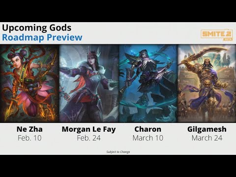 THE NEXT 4 SMITE 2 GODS REVEALED!! (ROADMAP) - YouTube