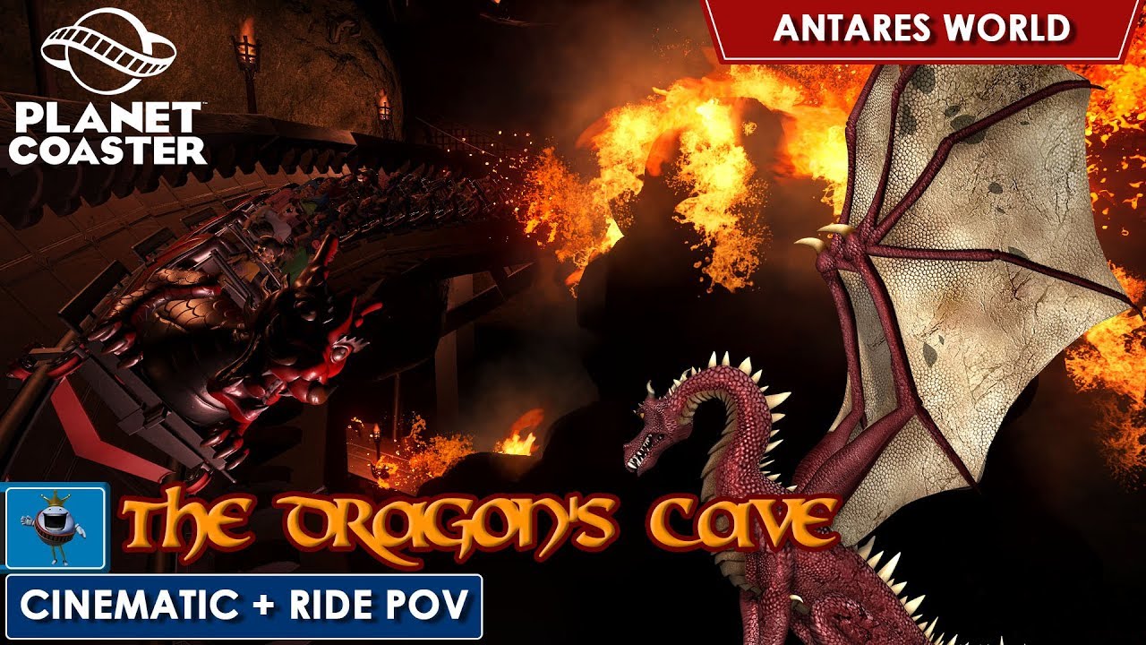 Planet Coaster Ride - The Dragon's Cave [DARK RIDE - CINEMATIC + POV ...