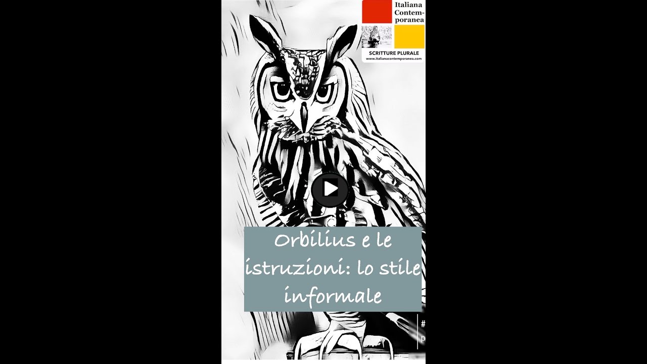 Orbilius e lo stile delle istruzioni - YouTube