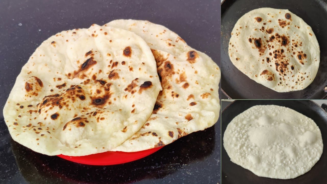 तंदुरी रोटी | घरच्याघरी गॅसवर इस्ट न वापरता अगदी ढाबा स्टाईल तंदुरी ...