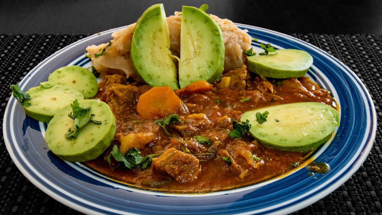 Easy Beef Stew recipe with mashed potatoes. My Ugandan style, with ...