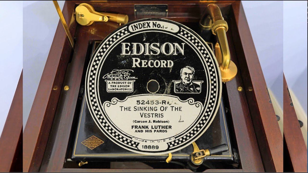 Country song, "The sinking of the Vestris", Frank Luther and his Pards ...