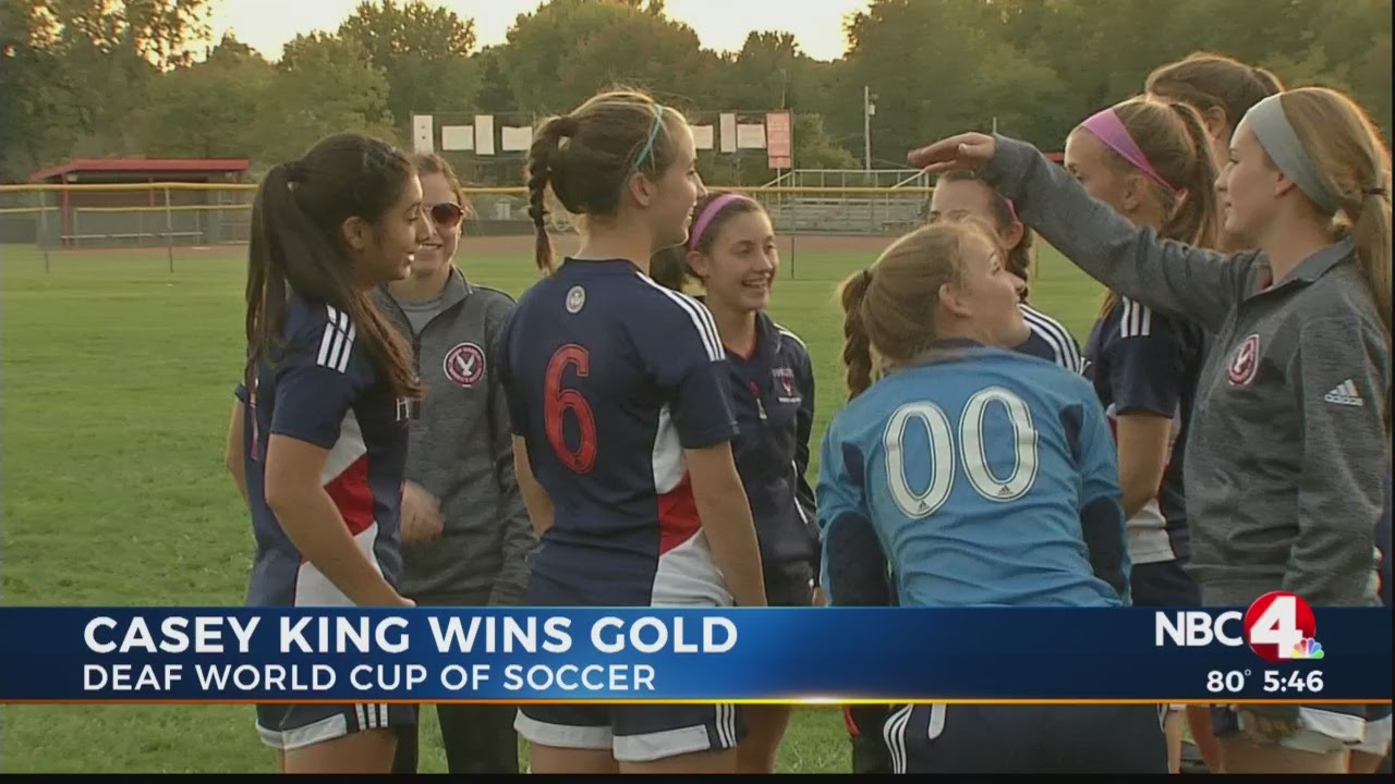 Deaf Bishop Hartley soccer star helps Team USA defeat Russia - YouTube