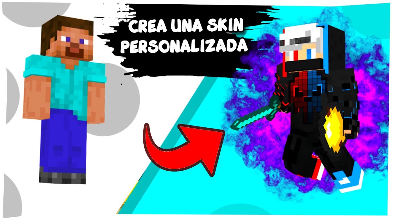 COMO CREAR Y EDITAR UNA SKIN DE MINECRAFT!! - YouTube