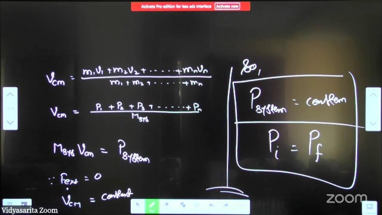 Conservation of linear momentum |L-01 || 28-12-24 | Amar Sharma sir ...