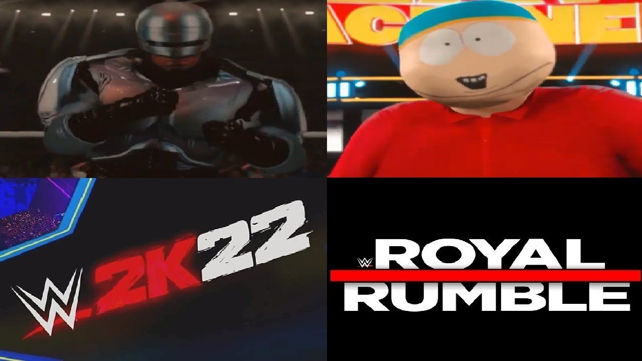WWE 2k22 Created Superstar Royal Rumble Cartoons Vs Movie Characters ...