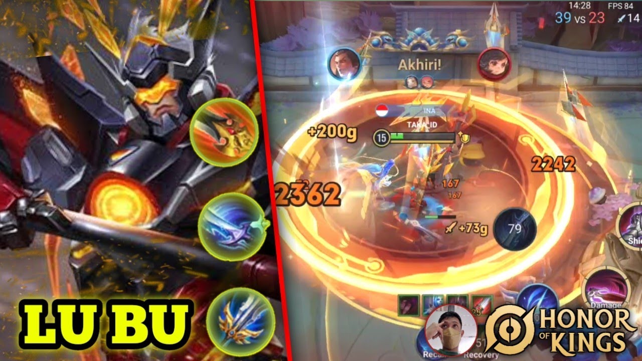 Lu Bu honor of kings | Lu Bu jungle terlalu broken parah! Best build ...
