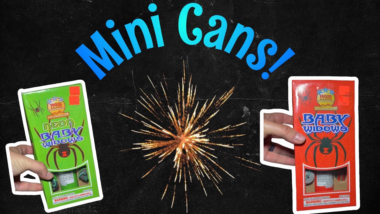 Shooting Mini Canister Shell Fireworks!! - YouTube