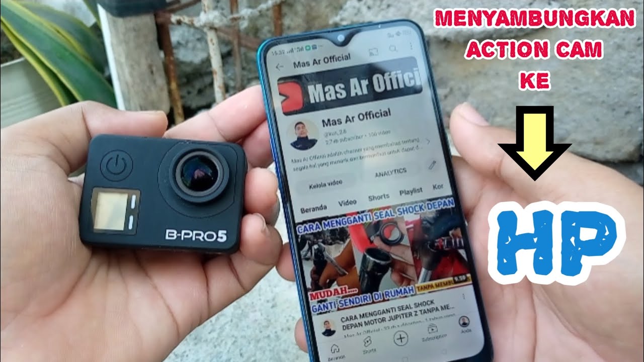 CARA MENYAMBUNGKAN KAMERA B-PRO 5 Ke HP / SMARTPHONE (Brica Bpro 5 AE3 ...