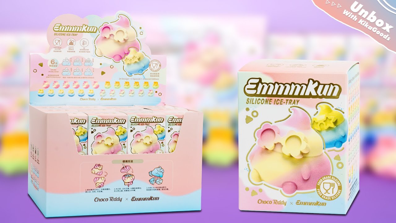 Unboxing Emmmkun Silicone Ice-Tray Series Blind Box #kikagoods #figure ...