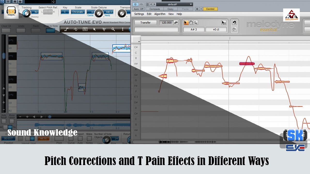 Pitch Corrections and T Pain Effects in Different Ways - YouTube