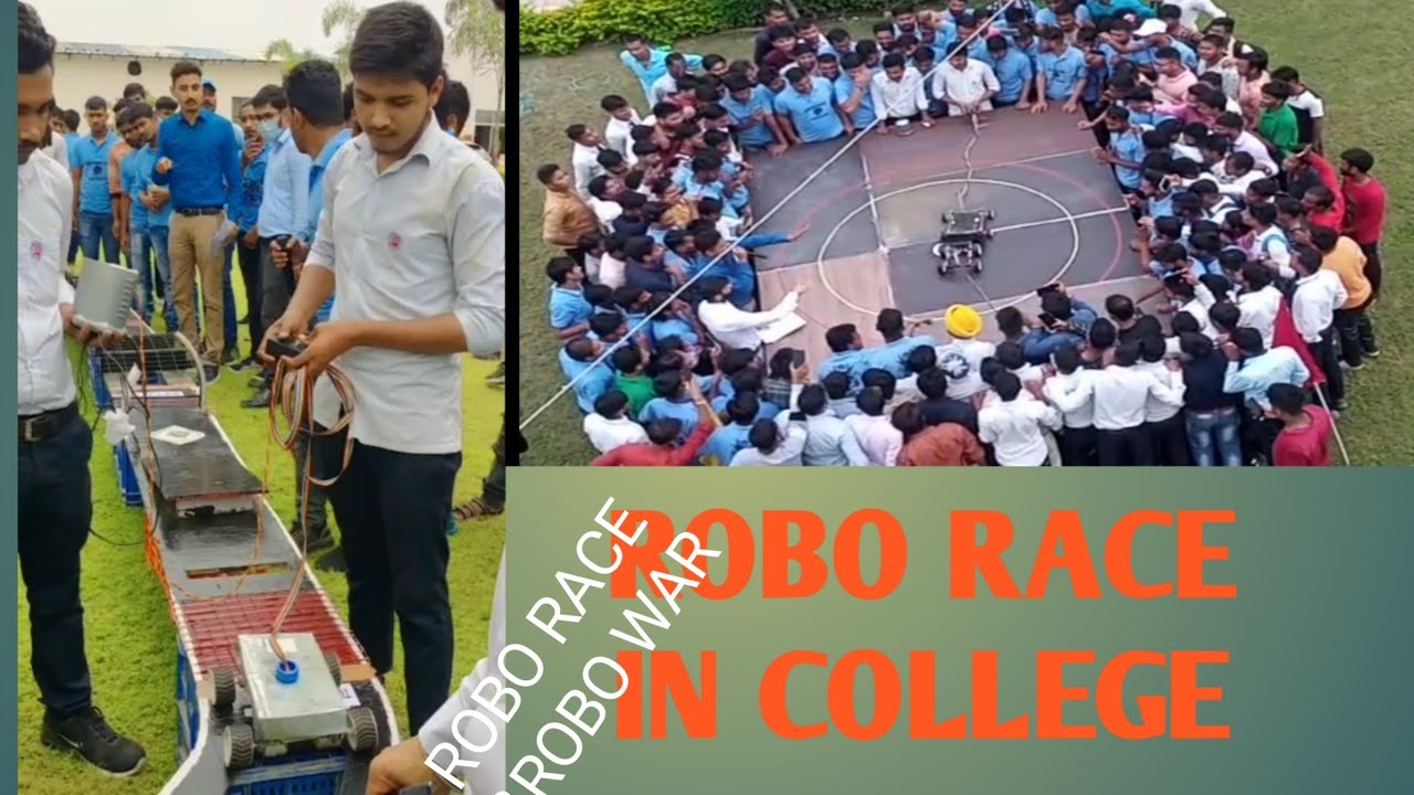 ROBO RACE ROBO WAR IN SR College Lucknow #robo #race #war #college #sr ...