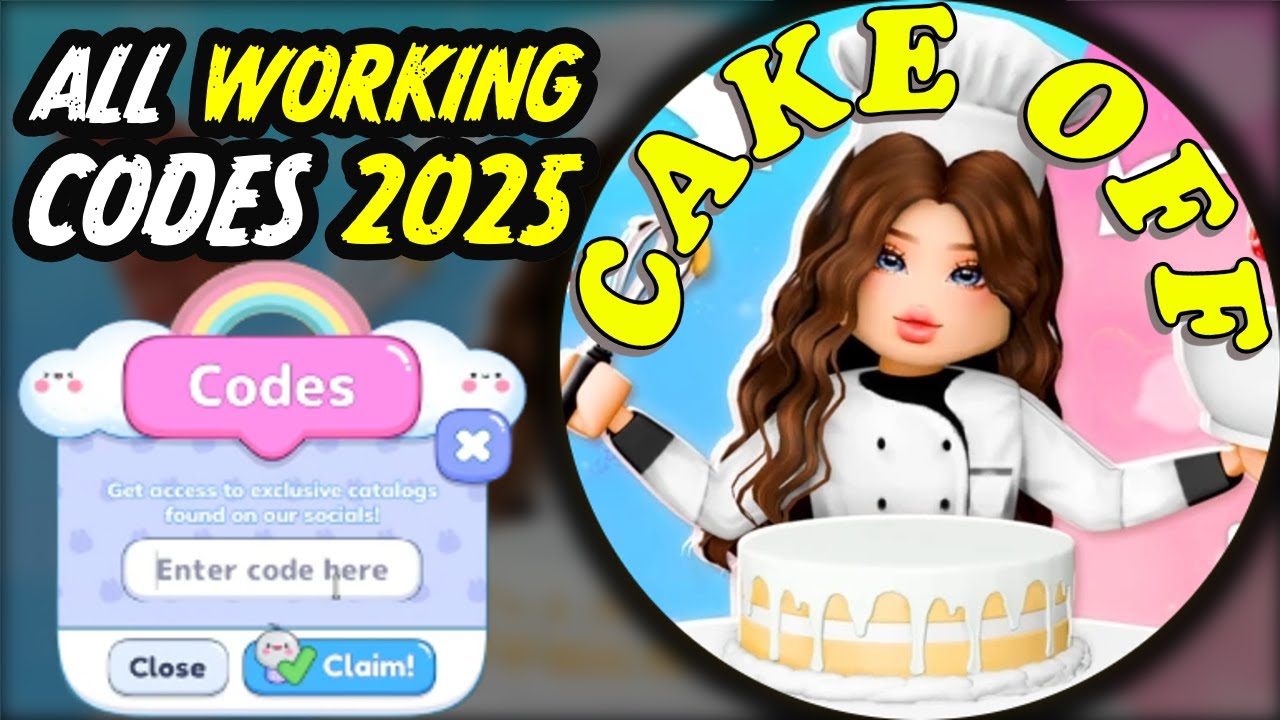 Cake Off Codes June 2025 ⚠️New⚠️ ALL WORKING CODES Roblox Cake Off 2025 ...
