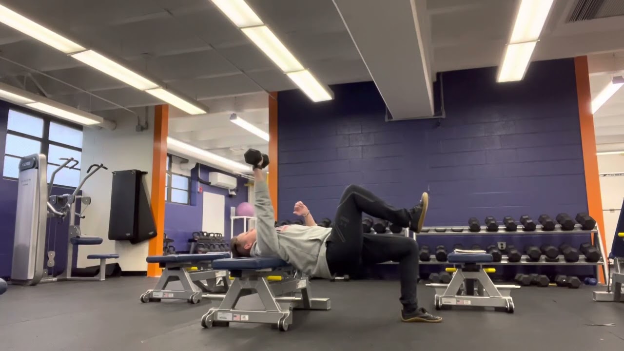 Single Arm/Single Leg Hip Bridge Bench Press - YouTube
