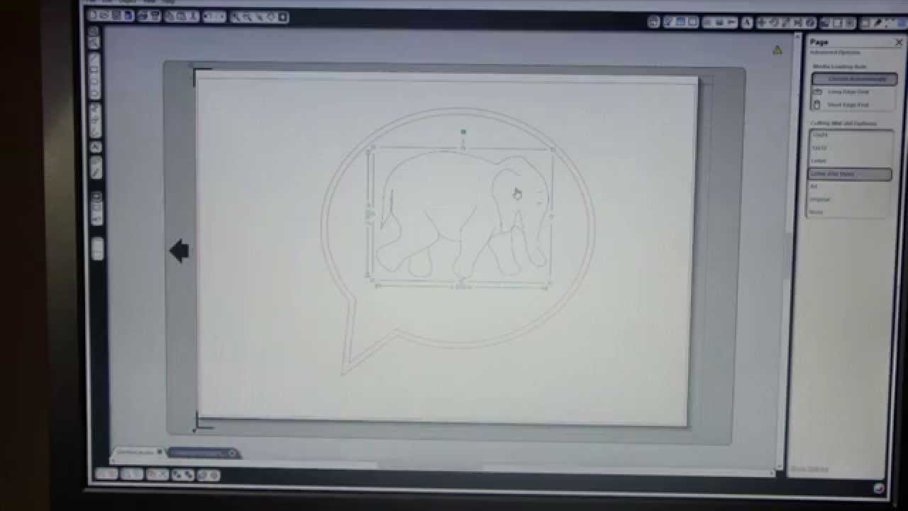 How to Use the Silhouette Portrait cutter - YouTube