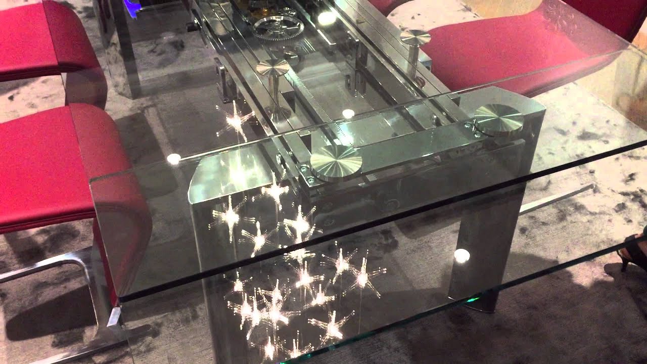 remote controlled moving dinning table - YouTube