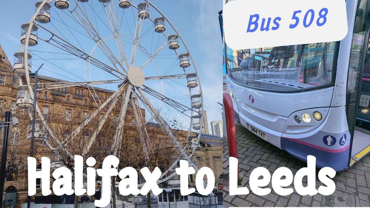 Bus 508 Halifax to Leeds | West Yorkshire | December 2024 - YouTube
