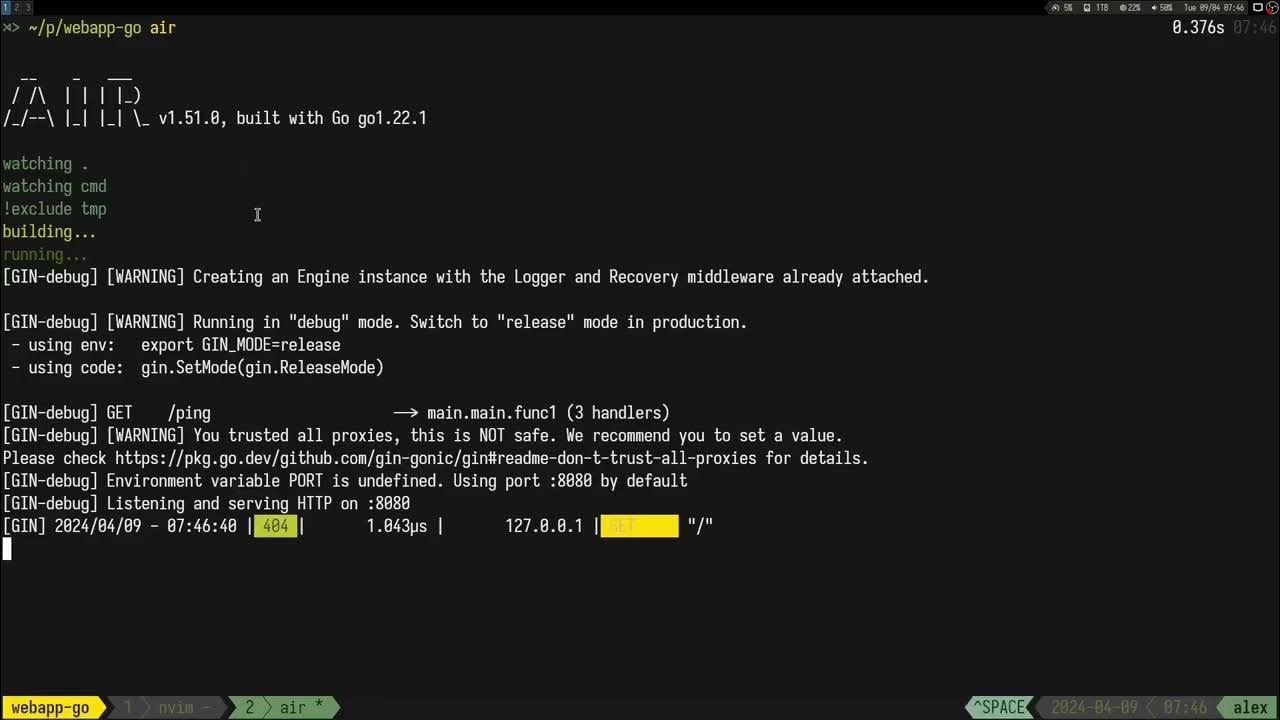 Implementing A Webapp In Go Coding Day 73 Youtube
