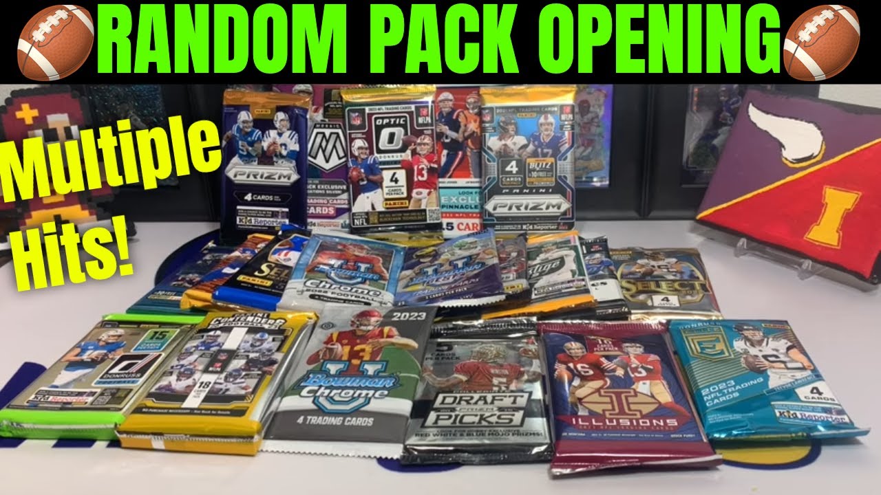 *🏈RANDOM PACK OPENING🏈* Hobby, Mega, Blaster, Value & Hanger Football ...
