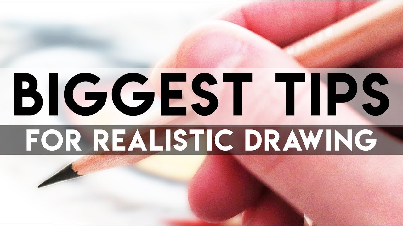 BIGGEST TIPS for GUARANTEED Realistic Drawings - YouTube