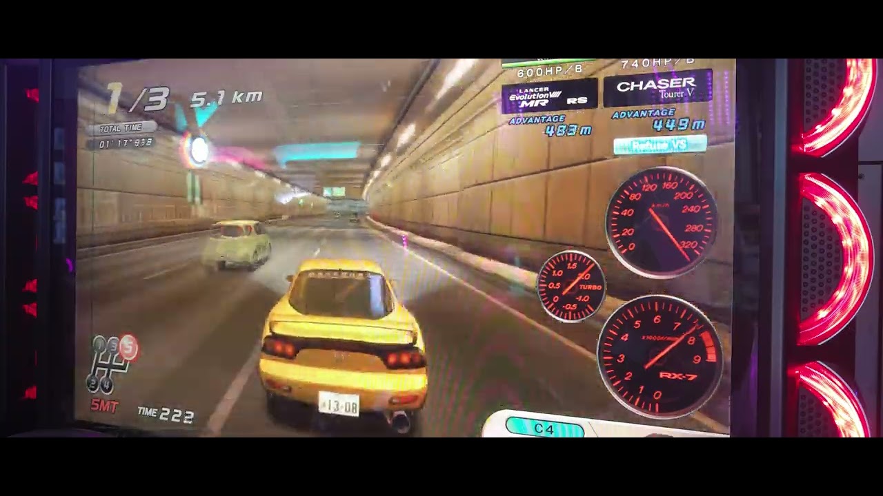 (Ghost Battle) Wangan Area Westbound Battle Rinkai-Fukutoshin Ramp At ...