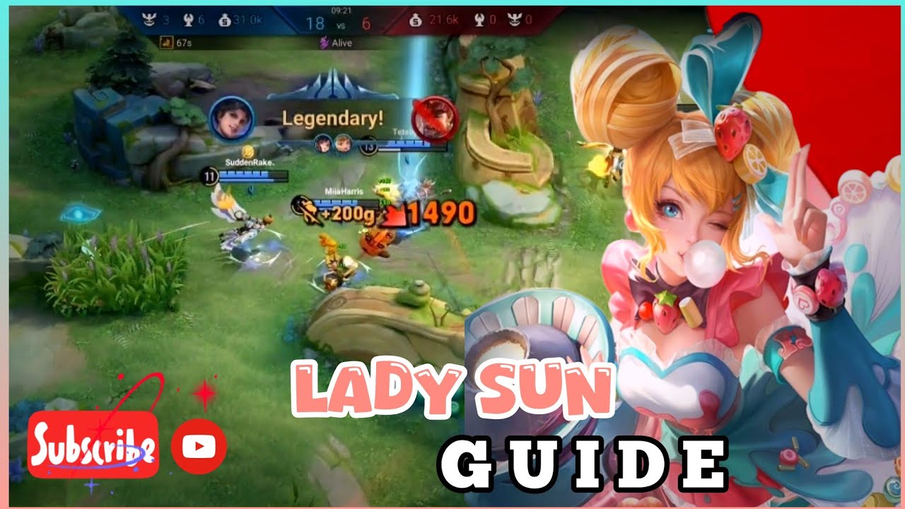 LADY SUN DAN HERO DARK SYSTEM SUN BIN | Honor of kings - YouTube