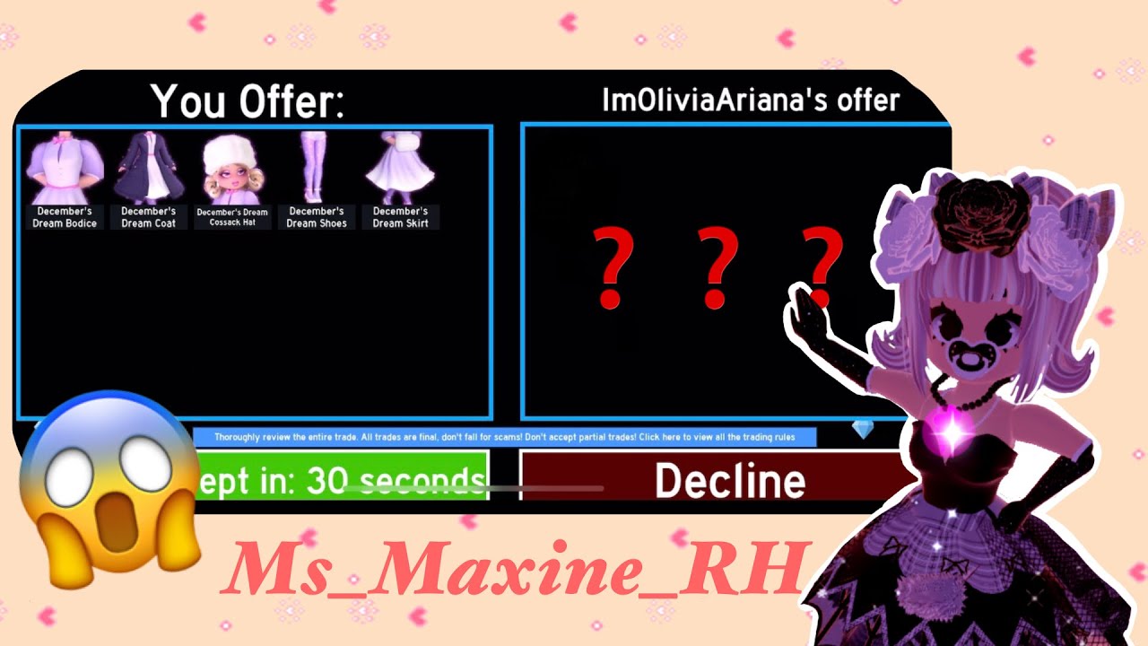 TRADING PROGRESS!!//Royale High//Ms_Maxine_RH// DESCRIPTION!! - YouTube