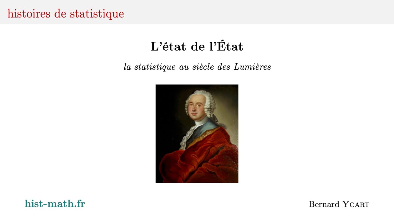 Étatisme et statistique dans l'histoire - YouTube