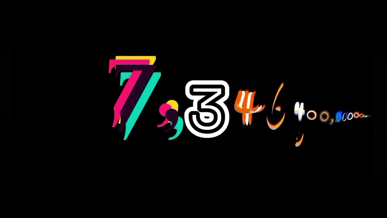 0 to 1 septdecillion - YouTube