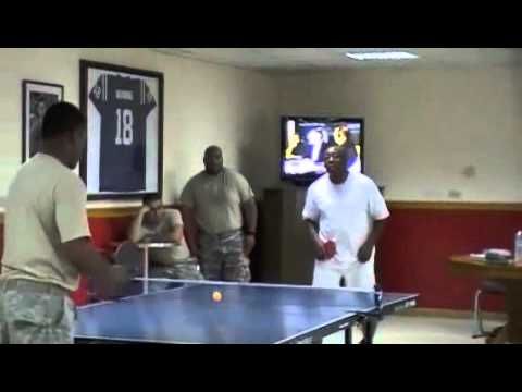 Ping Pong Tournament - Camp Buehring, Kuwait (MWR) Part 4 - YouTube