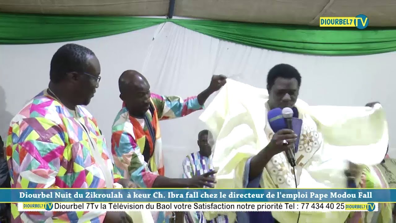Prestation de Modou Aida fall Nuit du Zikroulah chez le directeur de l ...