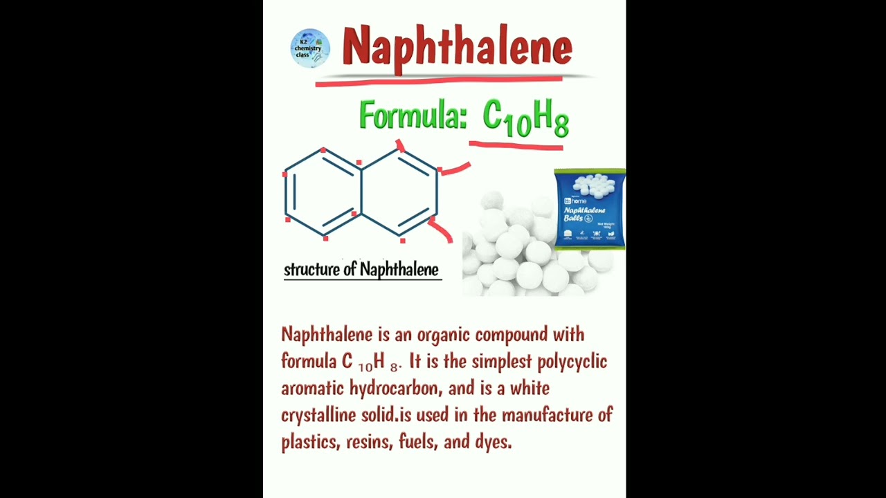 Structural Formula Of Naphthalene