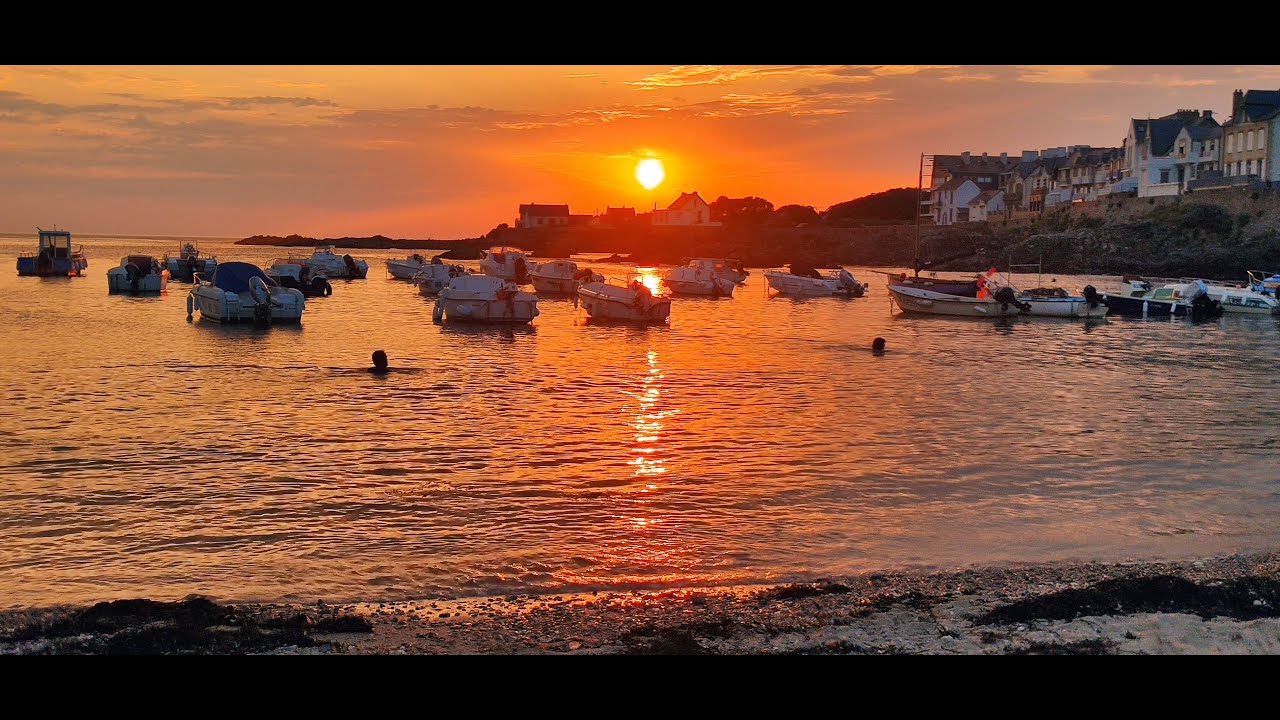 Plage Saint Michel, Batz Sur Mer / Bourg de Batz. Francia 360º 4K - YouTube
