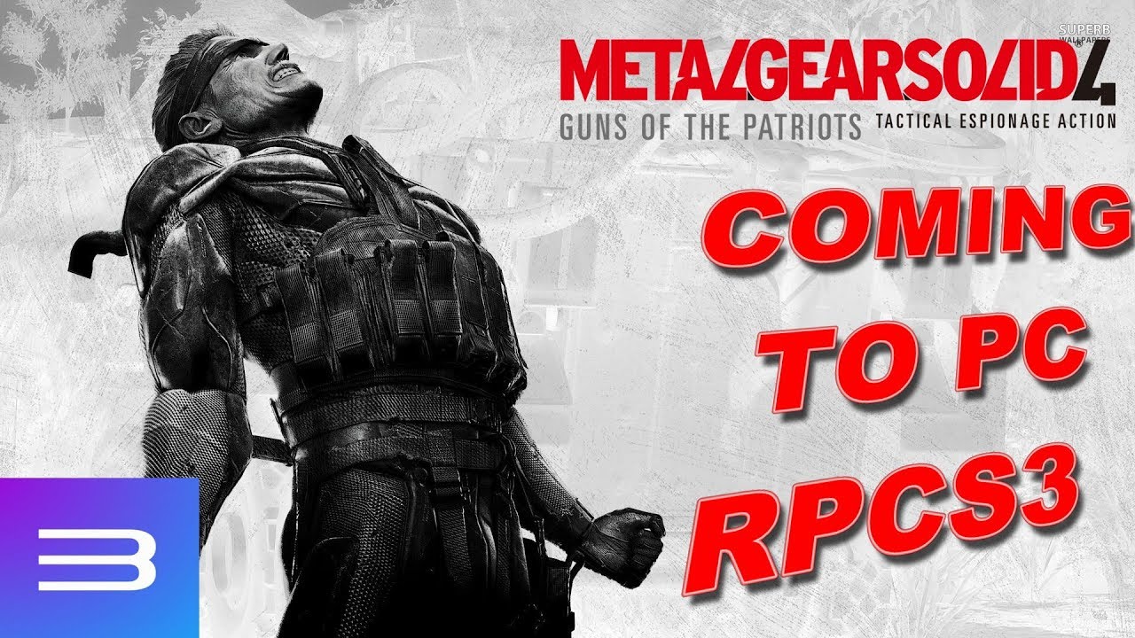 rpcs3-Metal Gear Solid 4: Guns of Patriots test 1 - YouTube