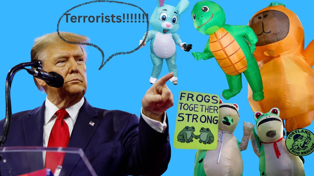 “Trump Calls Inflatable Duck Protesters ‘Terrorists’ — Portland ICE ...