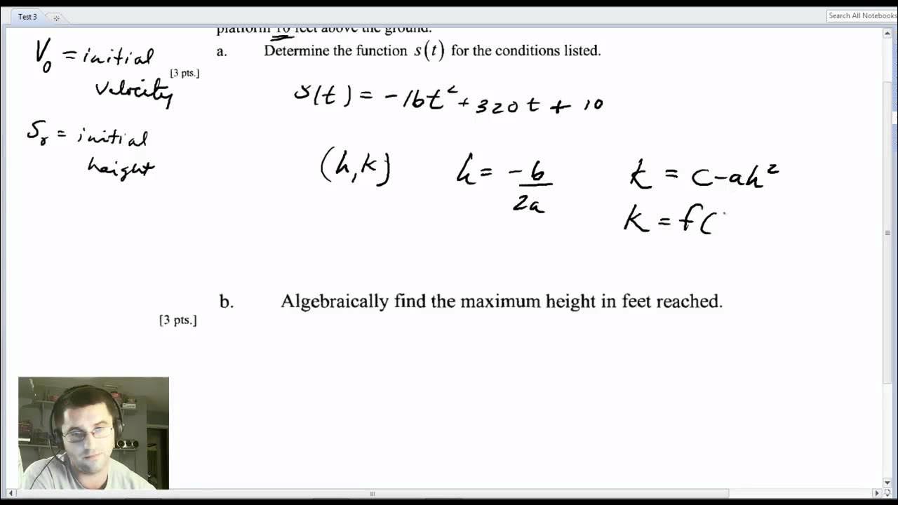 College Algebra Review - Test C - Problem 7 - YouTube