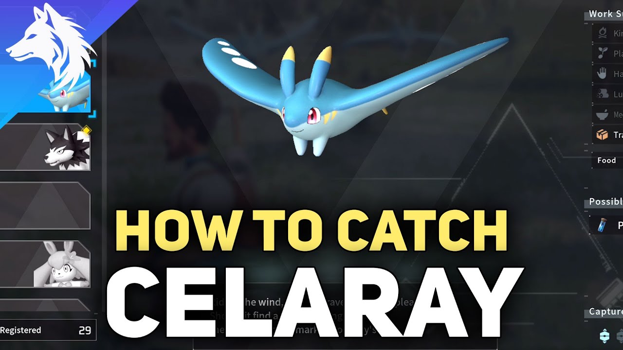 Where To Catch Celaray (Location, Stats & Habitat) Palworld - YouTube