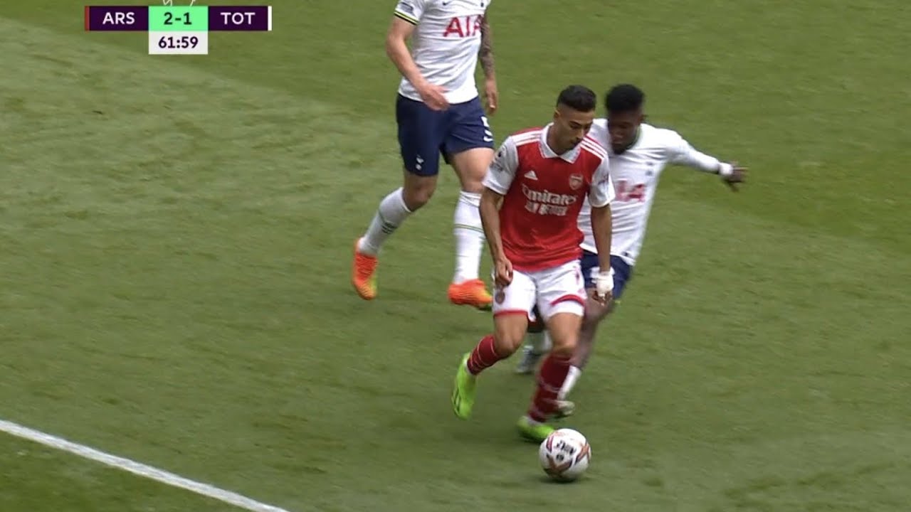 Emerson Royal RED CARD Vs Arsenal - YouTube